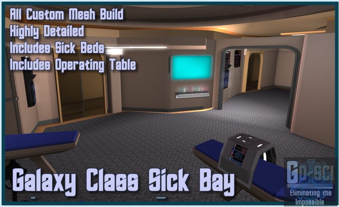Second Life Marketplace - Galaxy Class Sick Bay,1.0,350