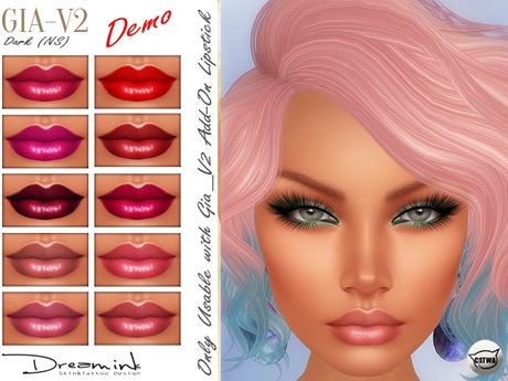 Second Life Marketplace - DEMO | DREAM INK "Catwa GIA_V2 Add-On ...