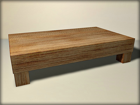 Second Life Marketplace - Table small "Sushi"100% mesh (full perm).