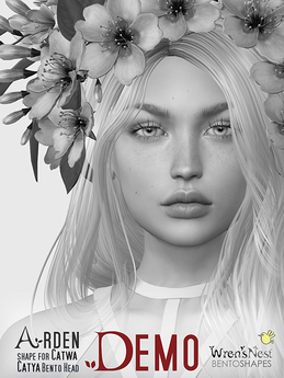 Second Life Marketplace - { wren's nest } Arden DEMO Shape for Catwa Catya