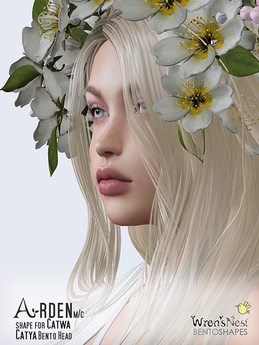 Second Life Marketplace - { wren's nest } Arden DEMO Shape for Catwa Catya