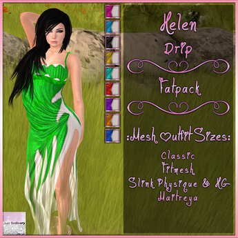 Second Life Marketplace - Helen Dress Drip Demo