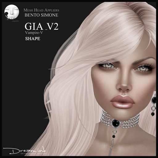 Second Life Marketplace - DREAM INK "Lelutka-Simone Bento Head GIA_V2 ...