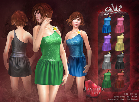 Second Life Marketplace - Gulabi [Jasmine] Dress - VIOLET