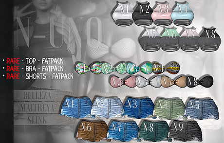 Second Life Marketplace - N-Uno - Sara Top // N 2 // Slink Hourglass