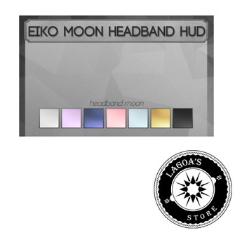 Second Life Marketplace - Eiko Moon Headband - Black (boxed)