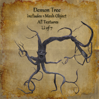 Second Life Marketplace - Bad Katz Demon Tree