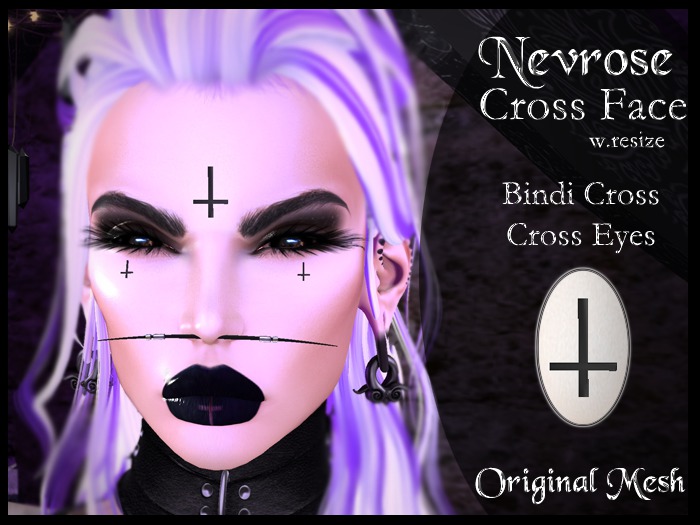 Second Life Marketplace - Cross Face "wear"
