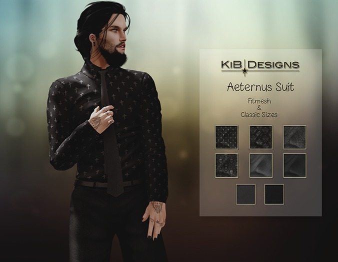 Second Life Marketplace - KiB Designs - Aeternus Male Suit DEMO