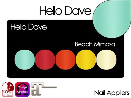 Second Life Marketplace - Hello Dave - Nail Appliers - Beach Mimosa