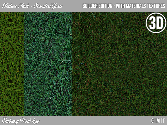 Second Life Marketplace - EW - Seamless Grass Texture Pack - Builder ...