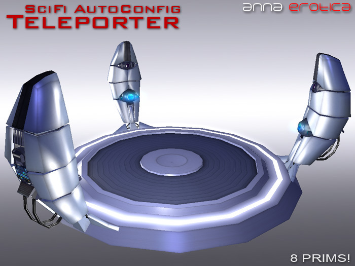 Second Life Marketplace - Anna Erotica - SciFi AutoConfig Teleporter