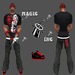 Second Life Marketplace - M.I RED SKULL ECHO OUTFIT