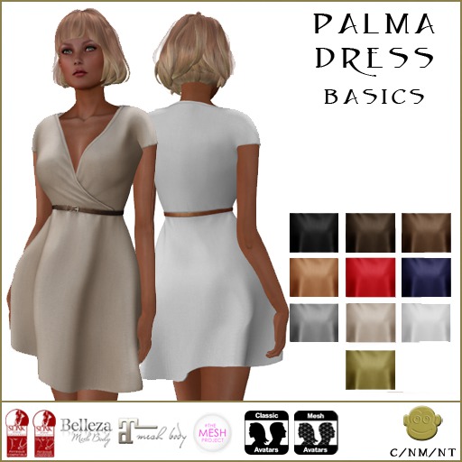 Second Life Marketplace - BM Palma Dress Basics