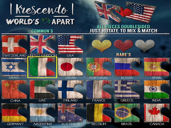 Second Life Marketplace - [Kres] World's Apart - Italy - Box