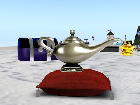 Second Life Marketplace - The Magic Genie Lamp -Crate music & dancing for 2