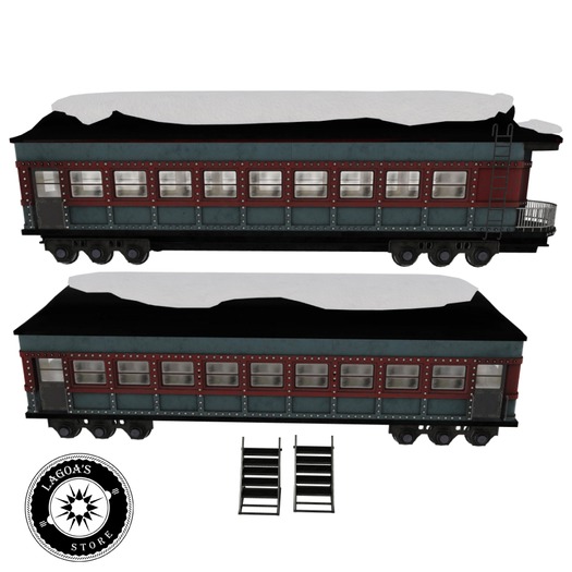 Second Life Marketplace - AE - Arctic Express - Train Car Set - RARE ...