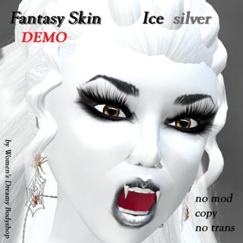 Second Life Marketplace - WDB Fantasy Skin - white skinned - ICE - DEMO ...