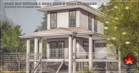 Second Life Marketplace - Trompe Loeil - Romy Bay Cottage [mesh]