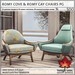 Second Life Marketplace - Trompe Loeil - Romy Cove & Romy Cay Chairs PG ...