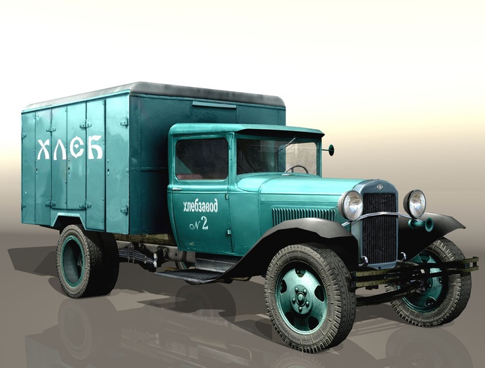 Second Life Marketplace - Ford Model AA 1930 cargo truck (FULLPERM)