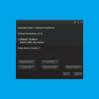 Second Life Marketplace - Virtual Inventory v1.0 ( Organize, Store ...