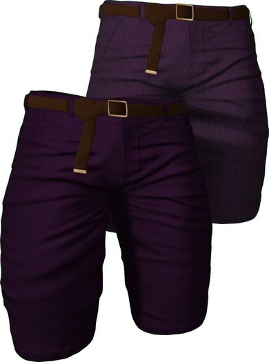 Second Life Marketplace - RIOT / Simon Shorts - Plum | Belleza Jake ...