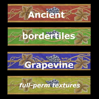 Second Life Marketplace - Ancient bordertiles Grapevine - textures