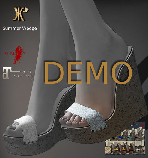 Second Life Marketplace - YK -Summer Wedge Demo Second Life Marketplace - YK -Summer Wedge Demo