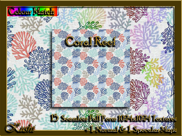Second Life Marketplace - Coral Reef Seamless Textures