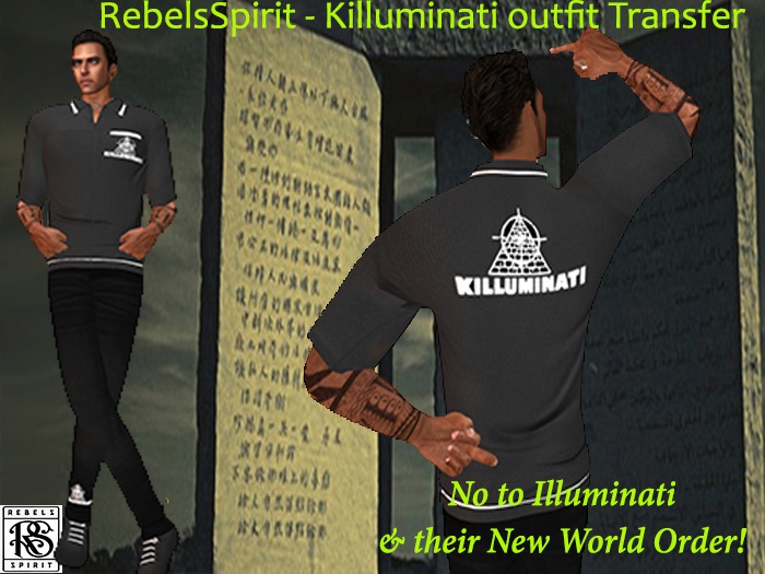 Second Life Marketplace - RebelsSpirit - KILLUMINATI Full Outfit GIFT