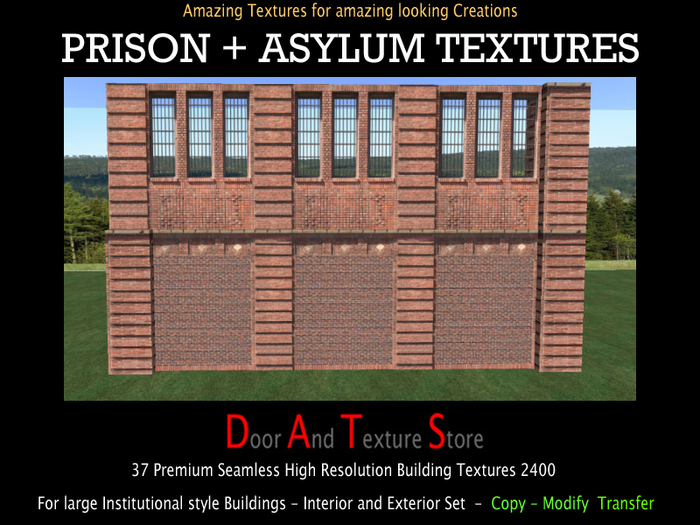 Second Life Marketplace - Prison Walls, Asylum Walls, Looney Bin and ...