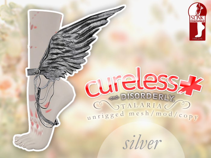 Second Life Marketplace - CURELESS&DISORDERLY / Talaria SILVER (v.1)