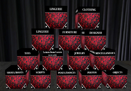 Second Life Marketplace - Inventory storage boxes - Velvet
