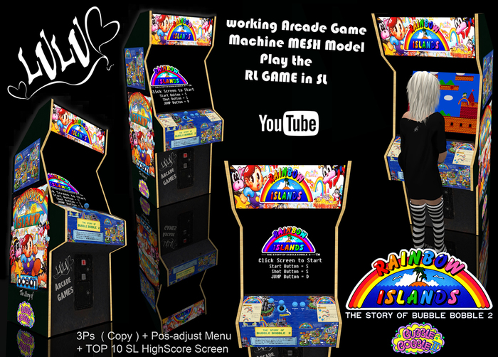 Second Life Marketplace - LULUs Rainbow Islands (The Story of Bubble ...