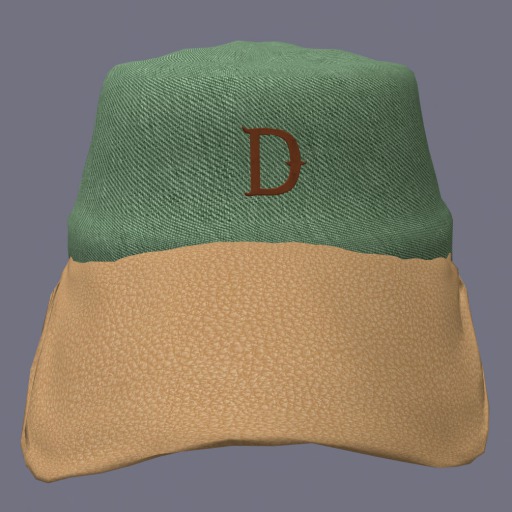 Second Life Marketplace - Dimitar Cap Letter (D) by P.E.C.