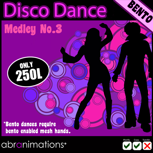 Second Life Marketplace - BENTO Disco Medley 3 - Abranimations®