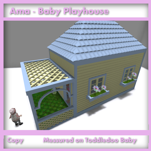 Second Life Marketplace - Ama - Yellow Baby Playhouse