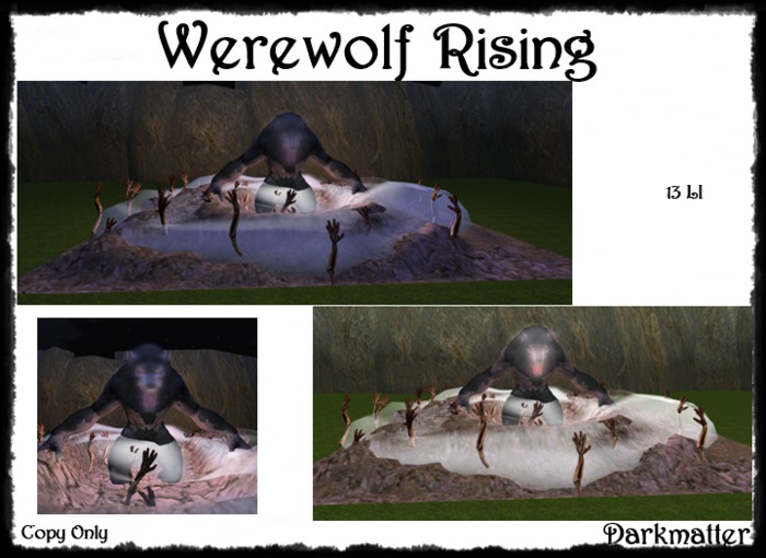 Second Life Marketplace Werewolf Rising