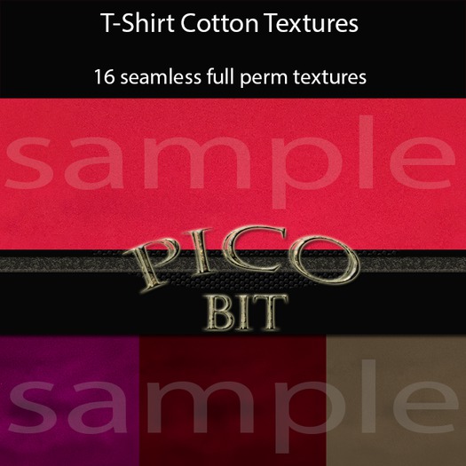 Second Life Marketplace - T-Shirt Cotton Textures