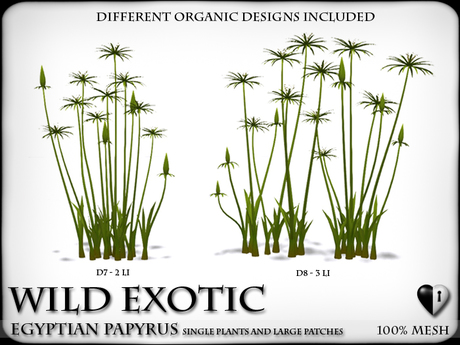 Second Life Marketplace - WILD EXOTICS - Egyptian Papyrus