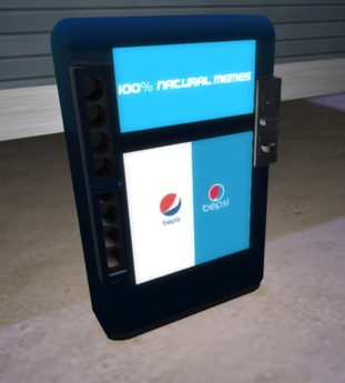 Second Life Marketplace - Bepis / Bepsi Cold Vending Machine
