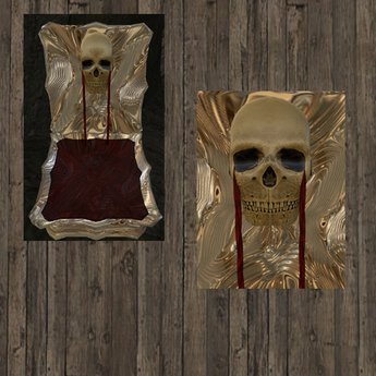 Second Life Marketplace - Blood Fountain Metal Skull BOX