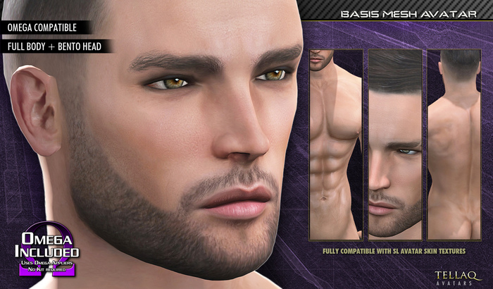 Second Life Marketplace - BASIS MESH AVATAR BY TELLAQ