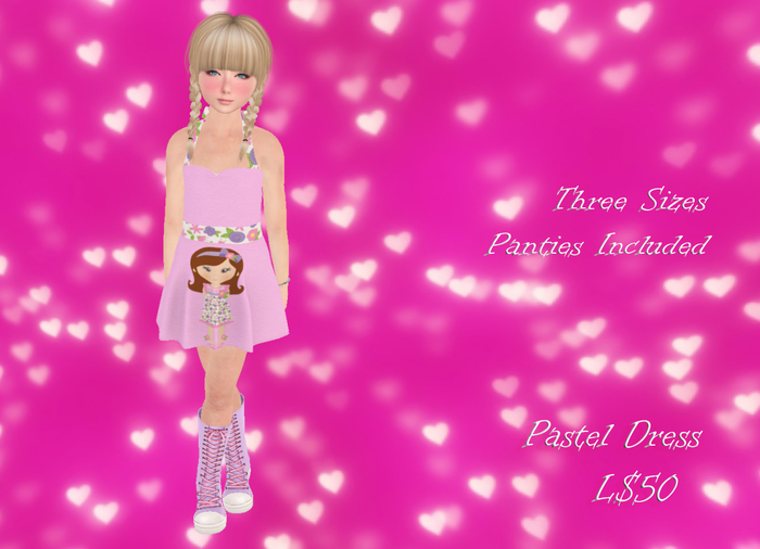 Second Life Marketplace Db Pastel Girl Dress Smb And Avil