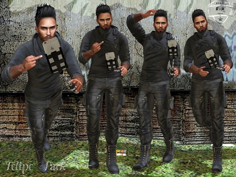 Second Life Marketplace - ::RH:: Felipe Pack 01