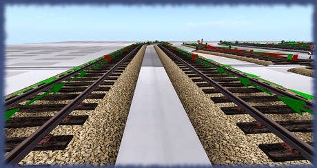 Second Life Marketplace - Railway Track Builder Creativity Package ...