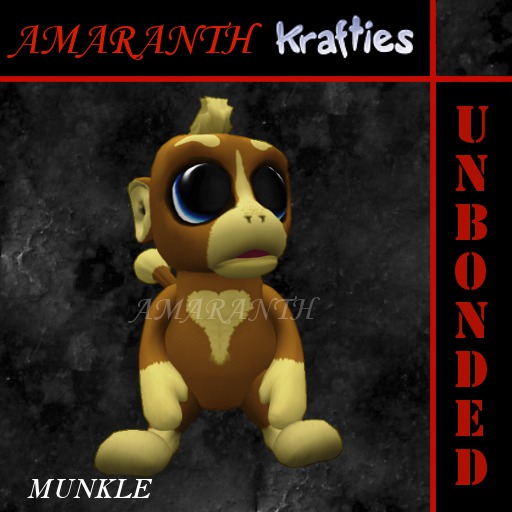 Second Life Marketplace - KRAFTIES Unbonded Munkle (Earth) +35 (4/0/3/3 ...
