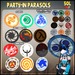 Second Life Marketplace - F&L - Party-In Parasols - 1/2 Life- Uncommon