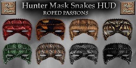 Second Life Marketplace - (RP) Hunters Mask Snakes Hudded
